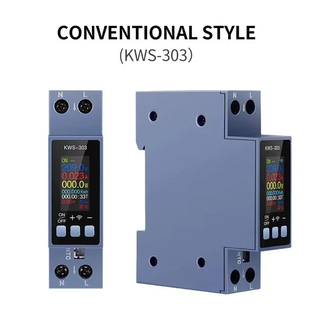 Multi-Function Voltage/ Current Power Meter AC 85-290V - 0-40A – Saja ...